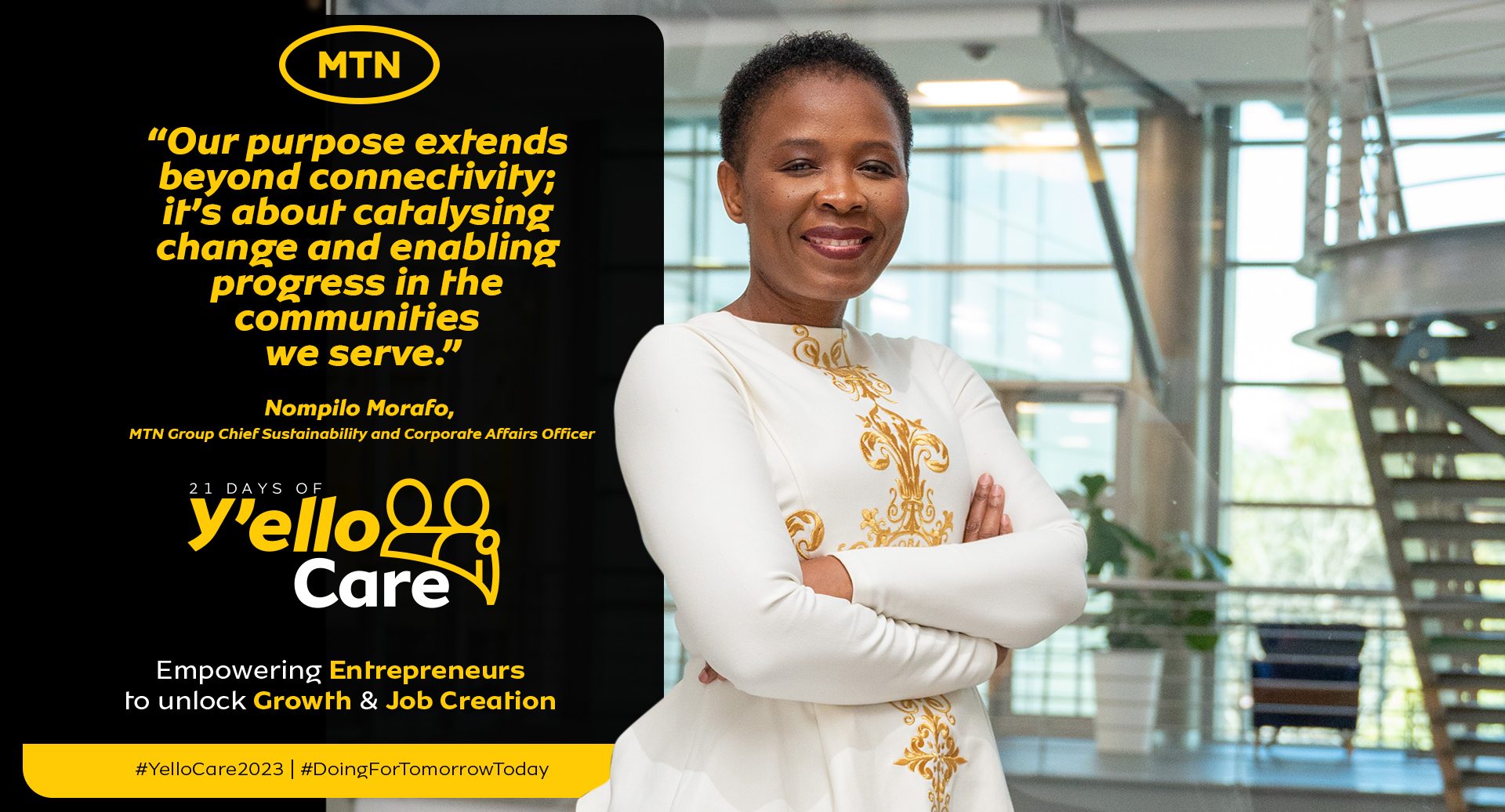 MTN Group Empowers Entrepreneurs with Launch of “21 Days of Y’ello Care”