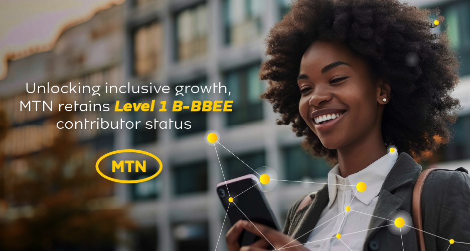 Unlocking inclusive growth, MTN retains Level 1 B-BBEE contributor status