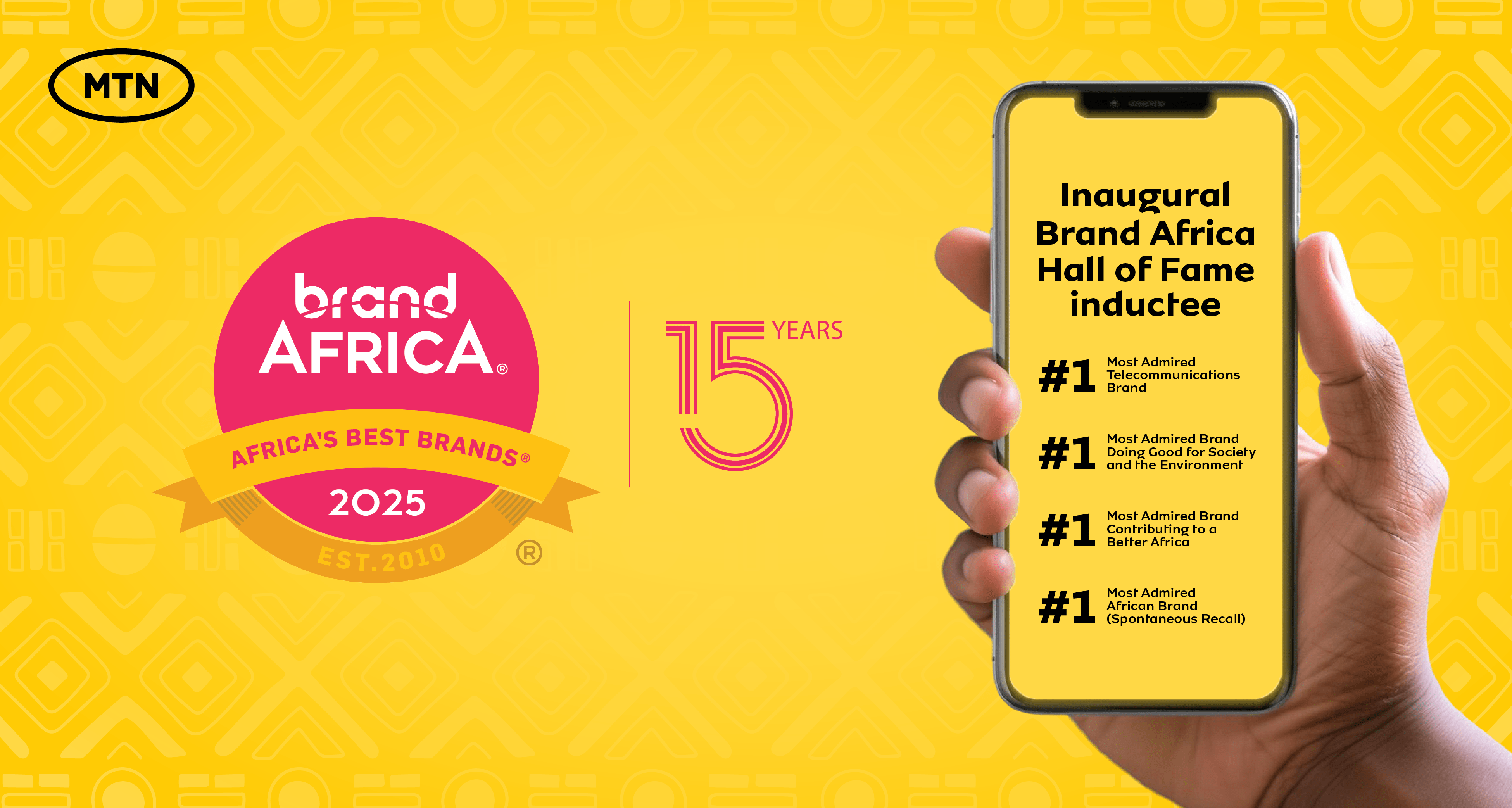 MTN inducted into Brand Africa Hall of Fame; named #1 Most Admired ...